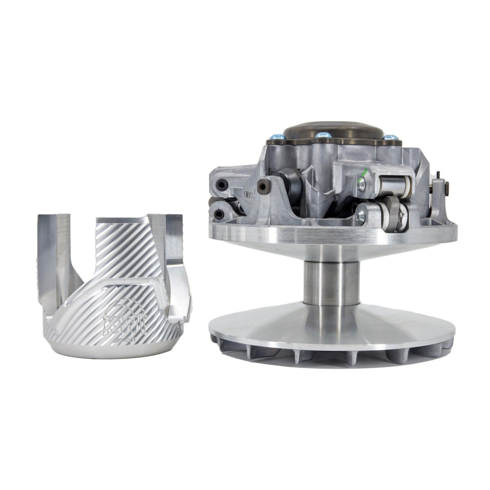 Canam P-drive primary clutch with KWI AO-P1 clutch kit and helix ...